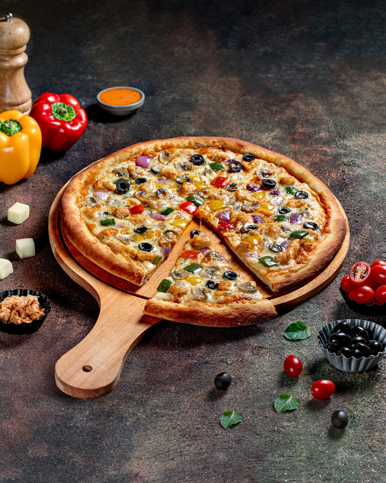 Pizza :: Chick. Supreme Medium